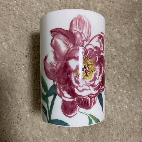 Kitchen | Rose Porcelain Cup And Round Dish Set Brand New | Poshmark